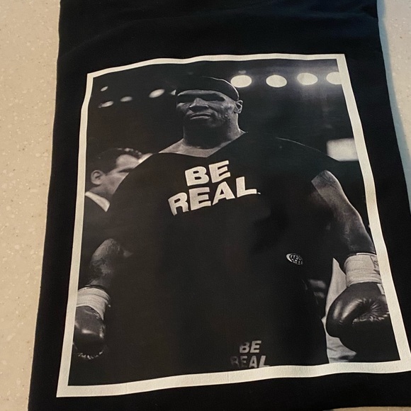 mk2 sidezz.com | Shirts | Face Mask Be Real Mike Tyson Tee Combo | Poshmark